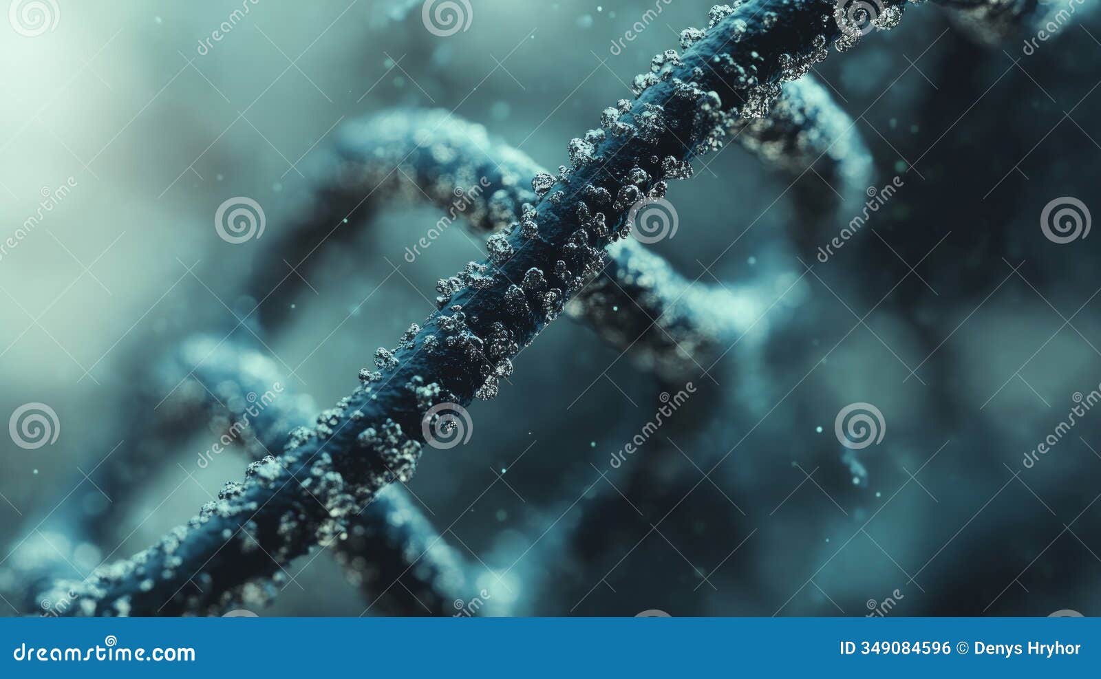 Microscopic View Showcases the Complex Structure of DNA Strands ...