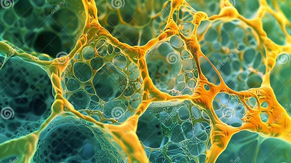 A Microscopic View Showcases the Intricate Structures and Patterns ...