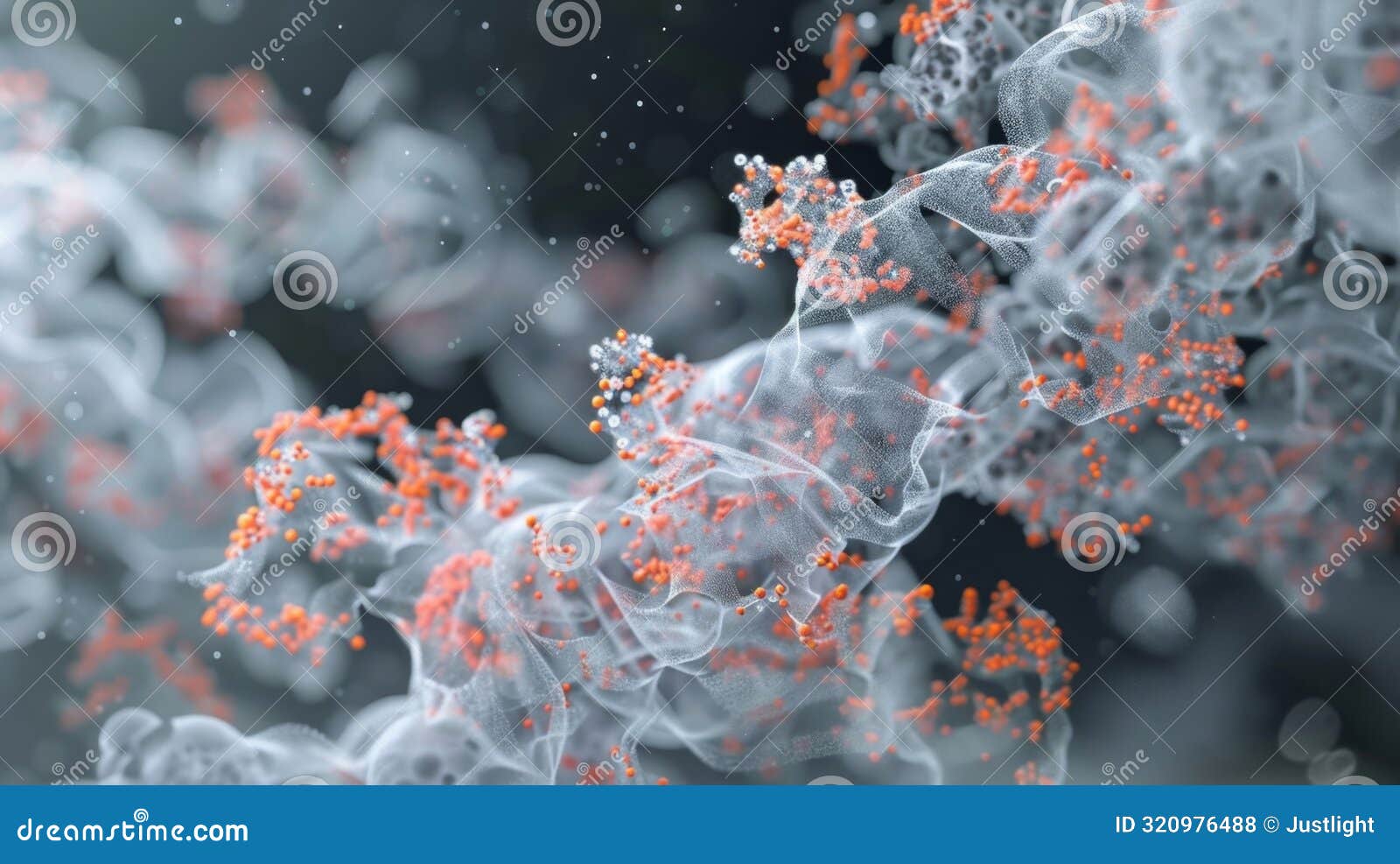 Microscopic View of Small Interfering RNA Molecules Forming a Complex ...