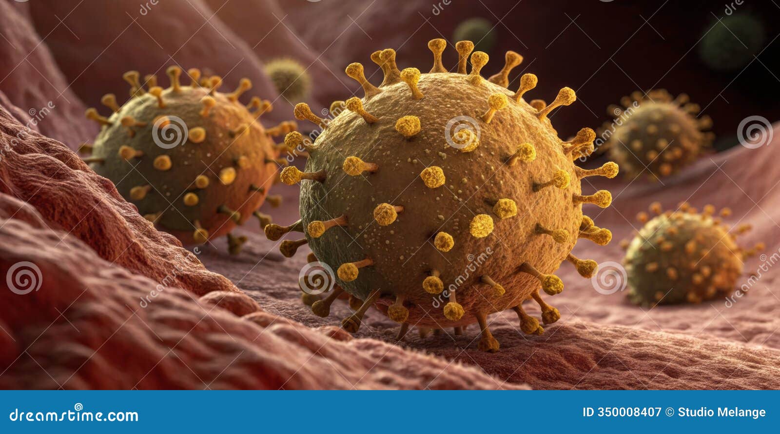 Microscopic View of Virus-like Particles Showcasing Their Intricate ...