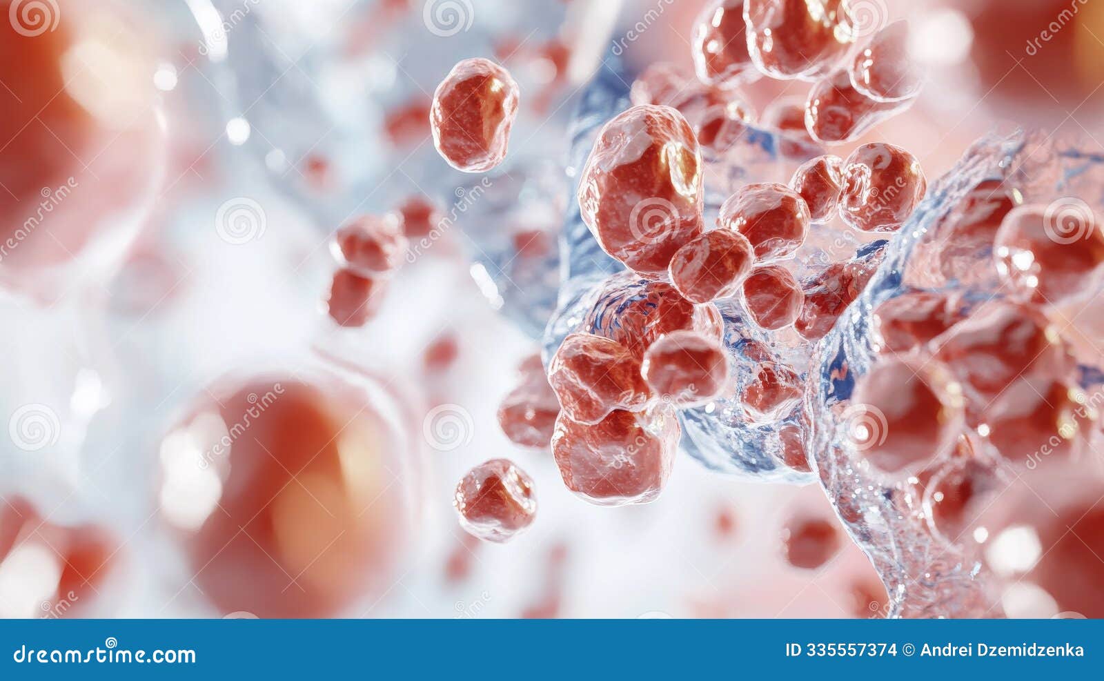 A Microscopic View of Viruses and Bacteria Symbolizing Disease and ...