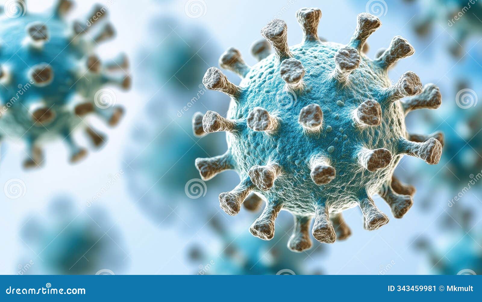 Microscopic View of Viruses Illustrating Complex Structures and Chaotic ...