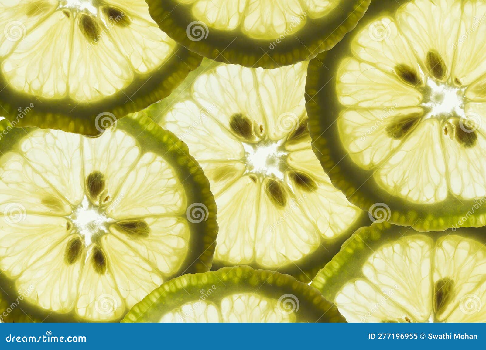 Microscopic View of Wild Lemon Pieces Forming a Beautiful Texture ...