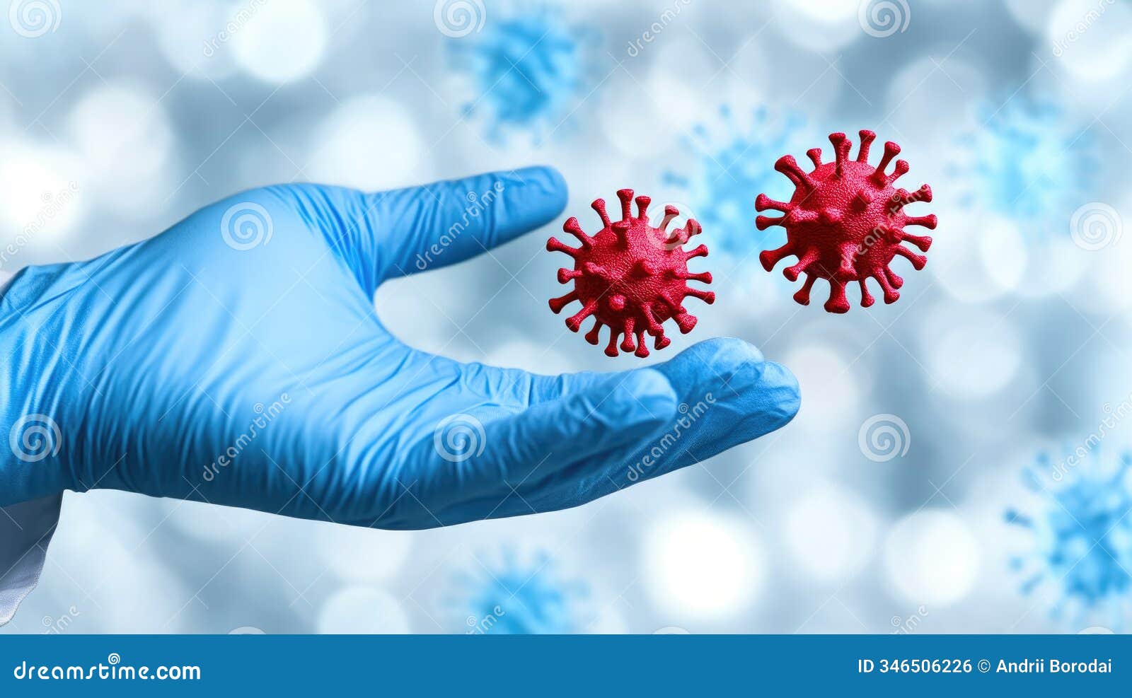 Virus Sample Procedure, Showcasing The Intricate Process Of Collecting ...