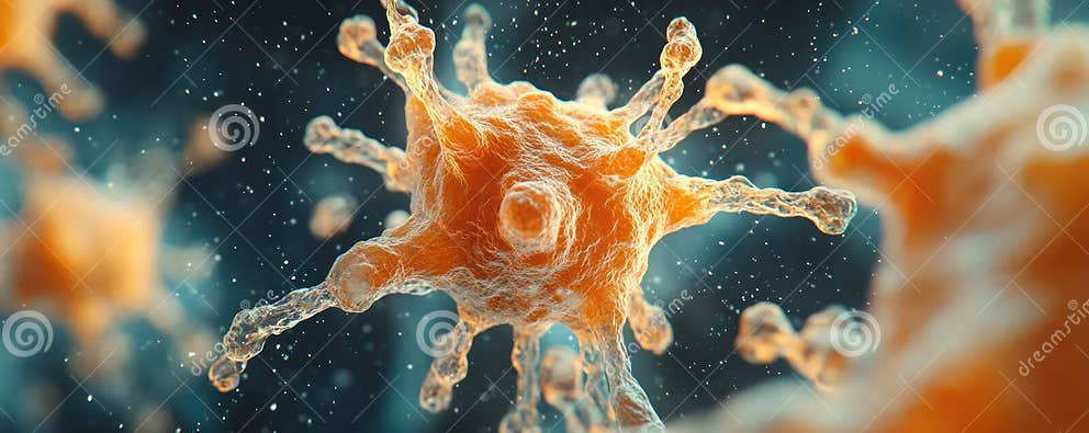 Microscopic Visualization of Intricate Cellular Structures a Detailed Exploration of Complex ...