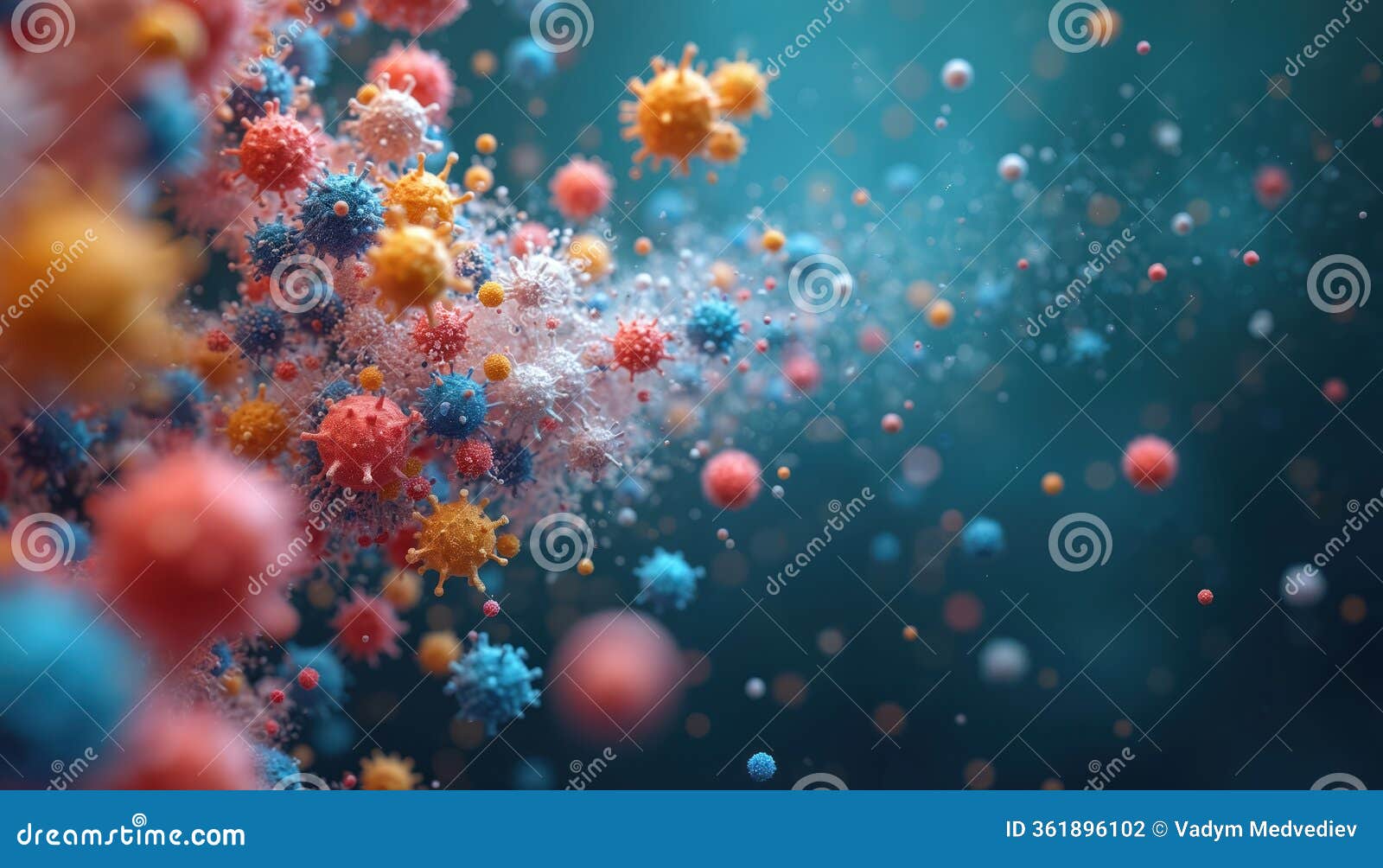 Microscopic Visualization, The Complex Structure Of A Viral Pathogen ...