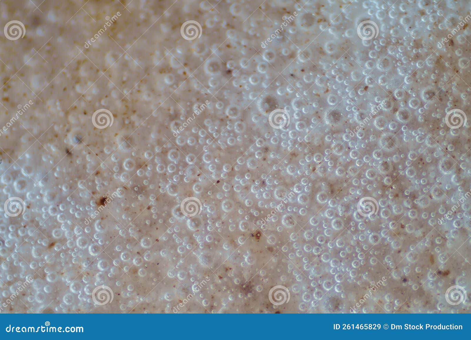 Bubble Structure of Ice Cream Stock Image - Image of surface, cream ...