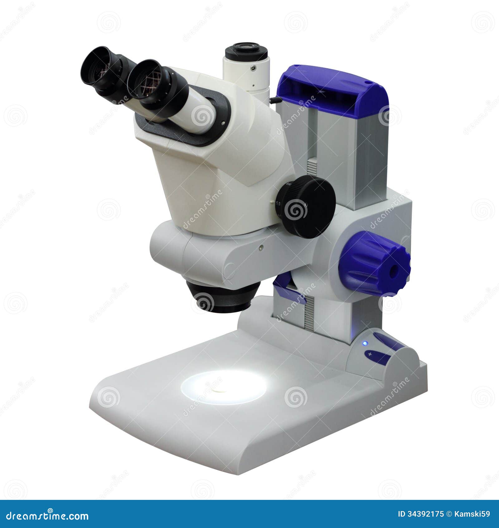 Microscopio Moderno Foto de archivo libre de regalías - Imagen: 34392175