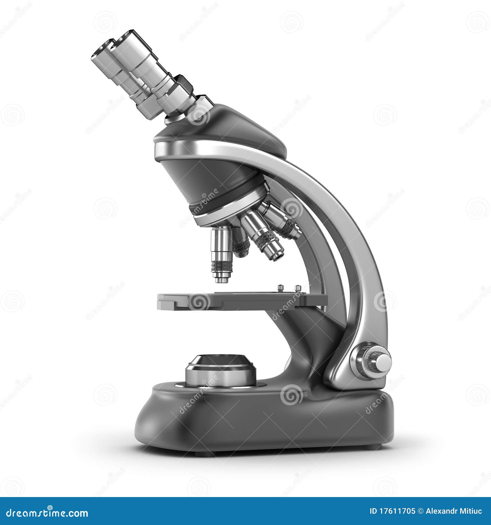 Microscopio Scientifico Moderno Illustrazione di Stock - Illustrazione ...