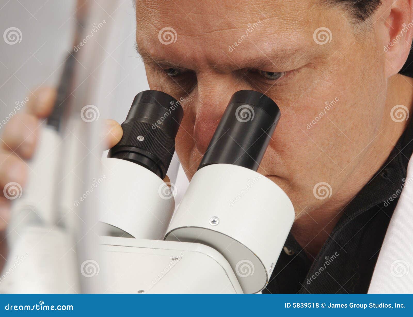 Microscopist stock photo. Image of working, microscopist - 5839518