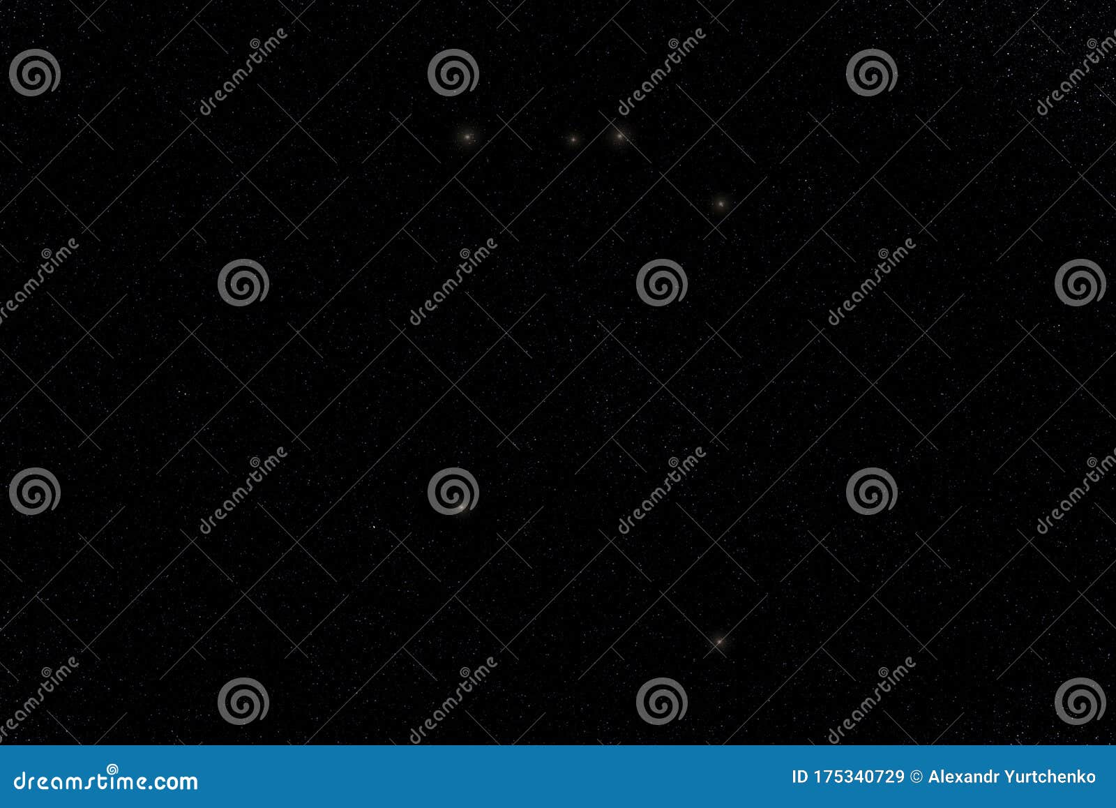 Microscopium Constellation in Outer Space Stock Illustration ...
