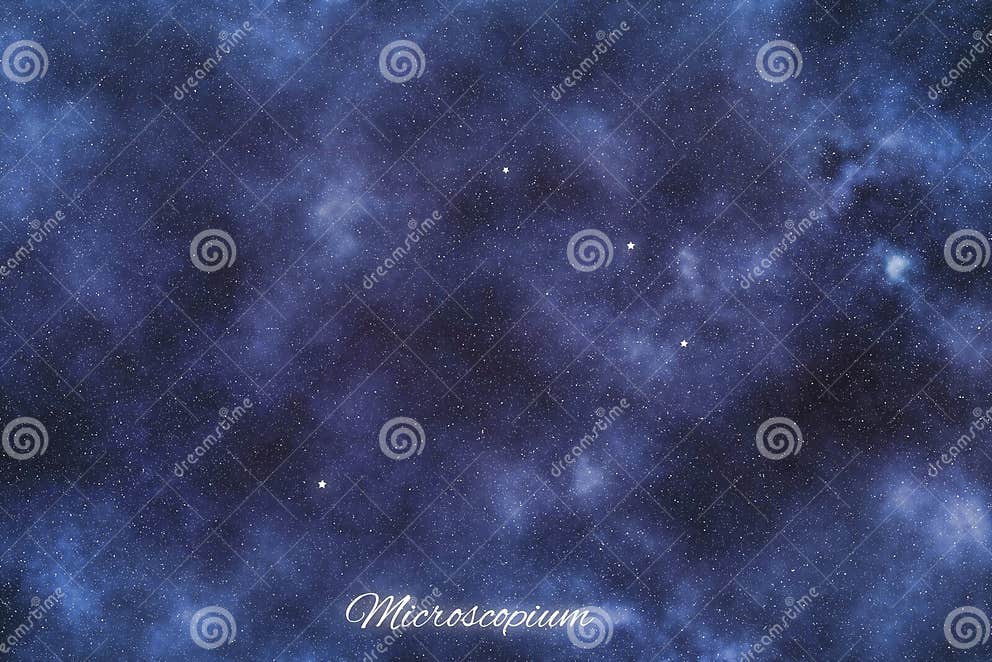 Microscopium Star Constellation, Brightest Stars, Microscope ...