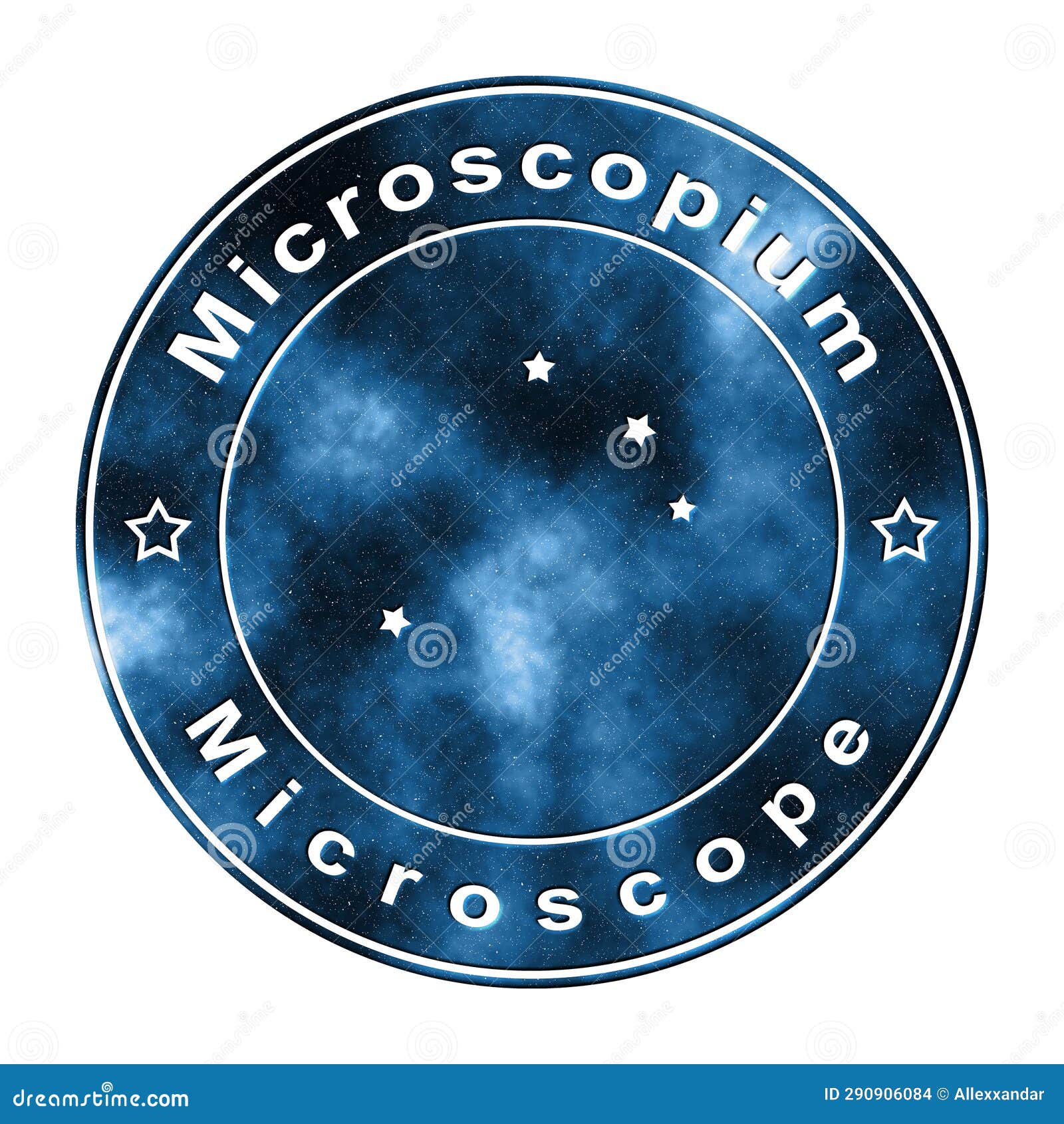 Microscopium Star Constellation, Microscope Constellation Stock Photo ...