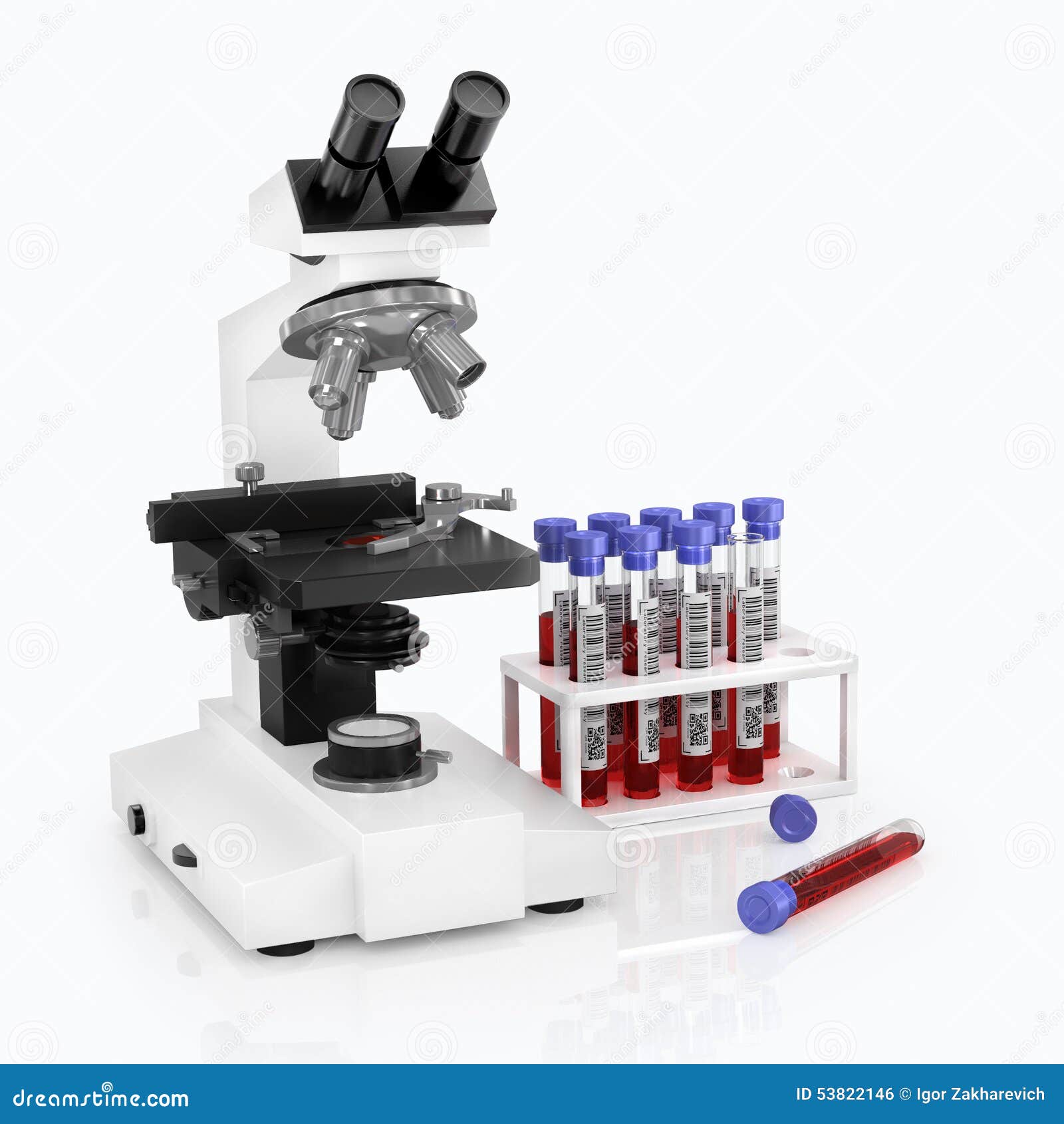 Microscopy and analysis stock illustration. Illustration of microscopy ...