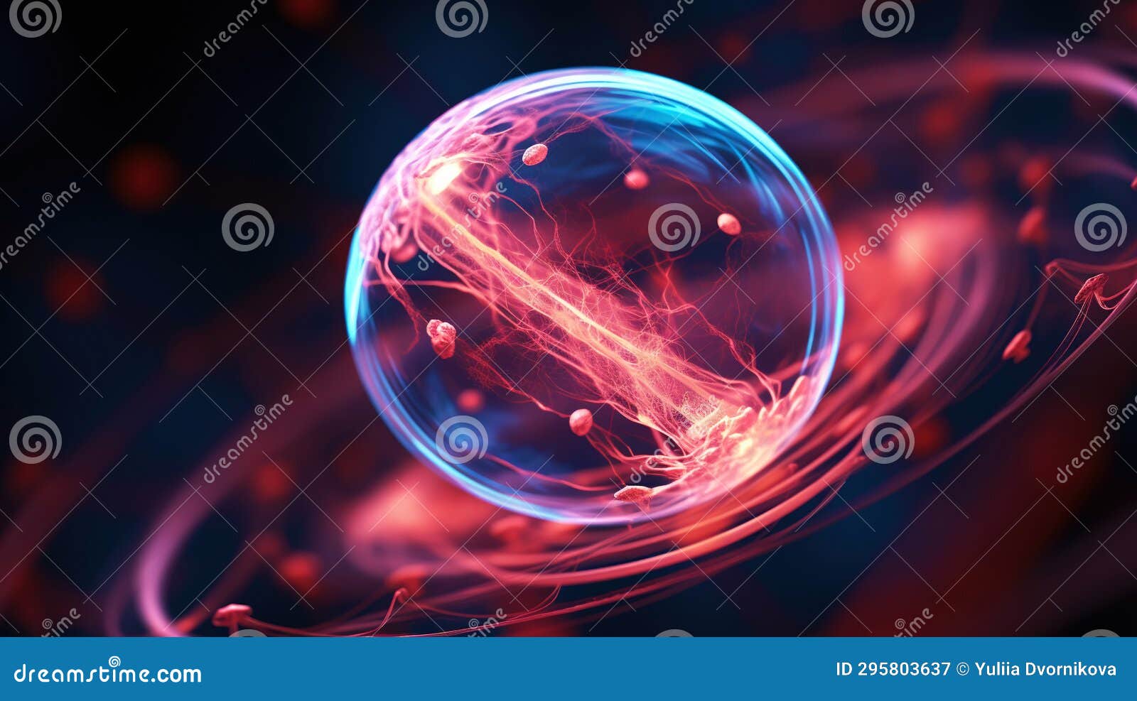 Microscopy of Futuristic Genetic Engineered Cell. Advanced ...