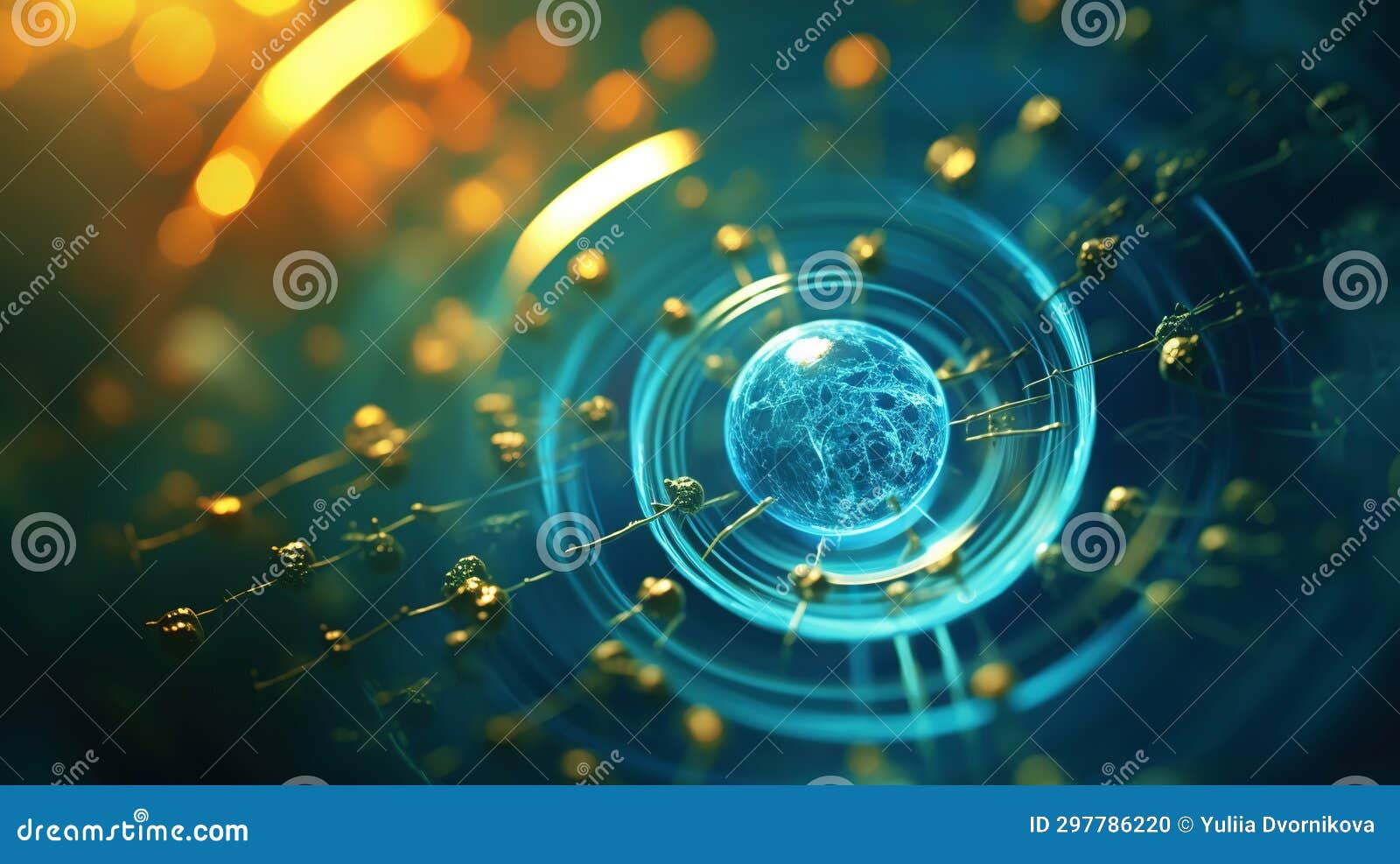 Microscopy of Futuristic Genetic Engineered Cell. Advanced ...