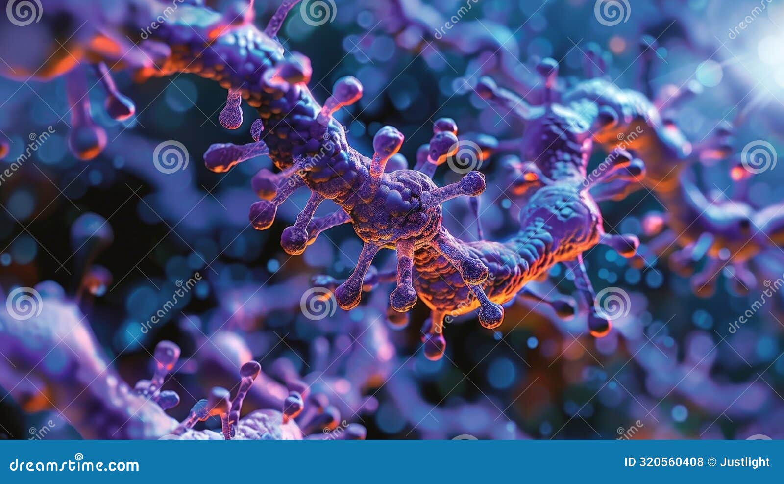 A Microscopy Image of Epigenetic Modifications Such As DNA Ylation ...