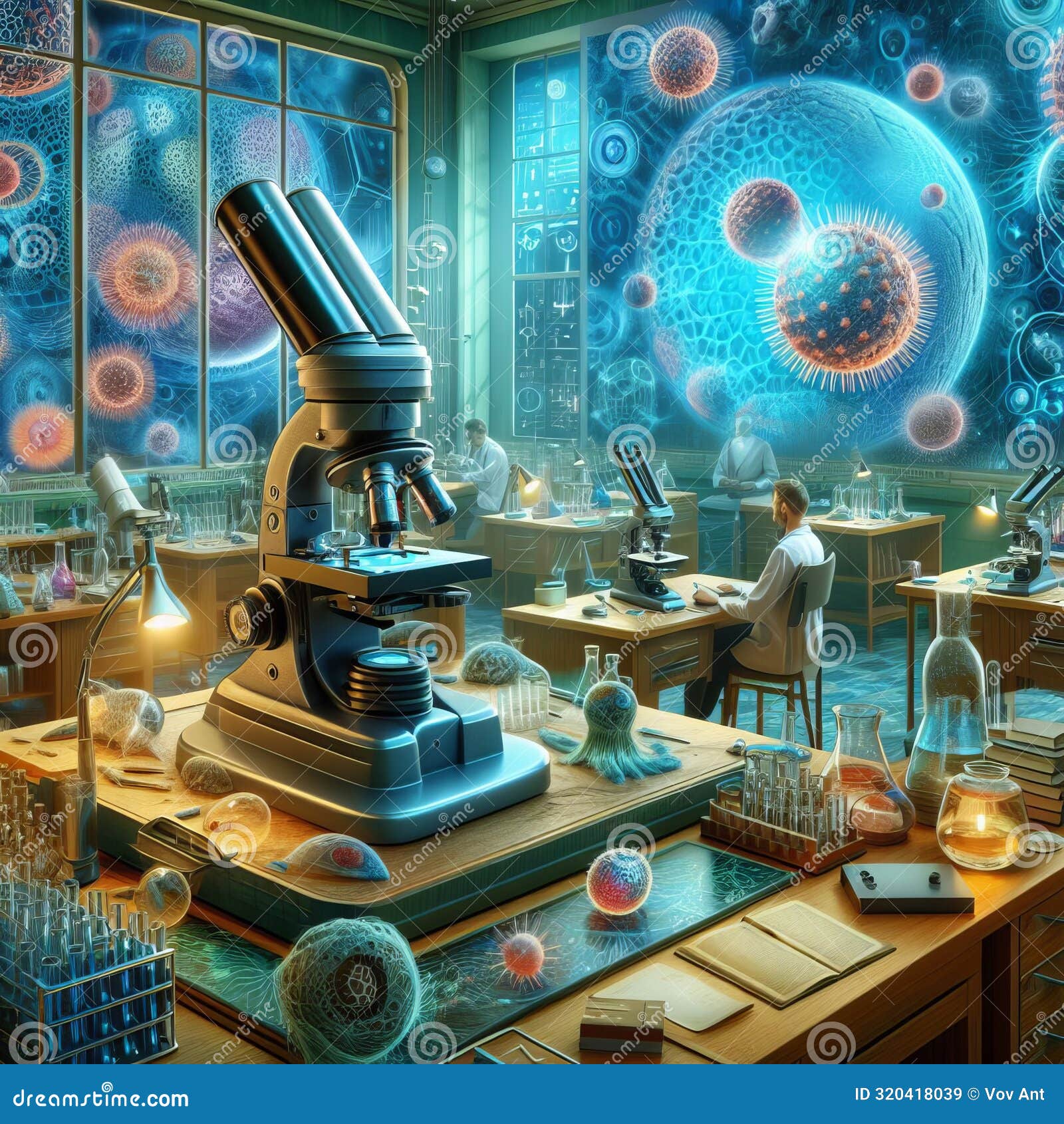 107 122. Microscopy Museum - a Museum that Highlighld Stock Image ...