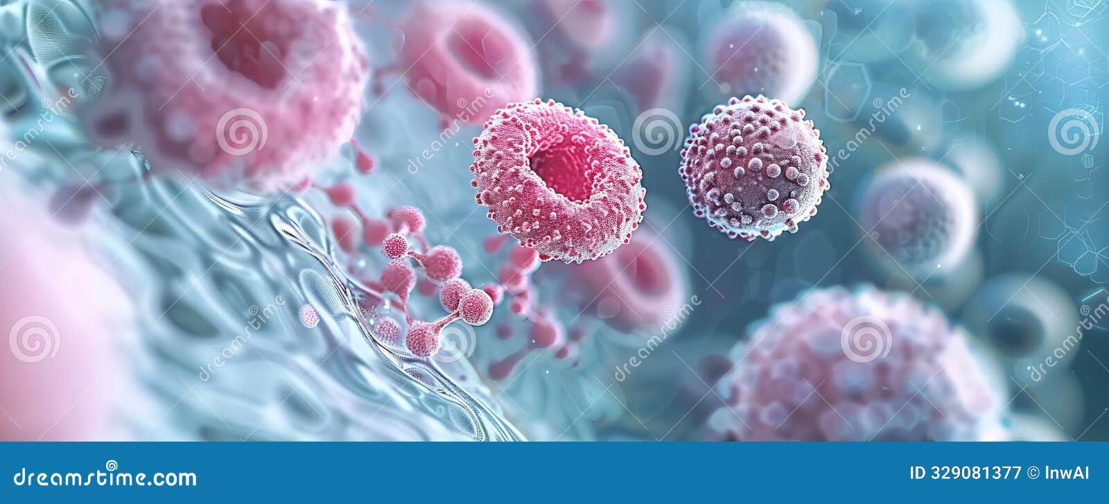 Microscopy Shot of Cell with Focus on Membrane and Genetic Content ...