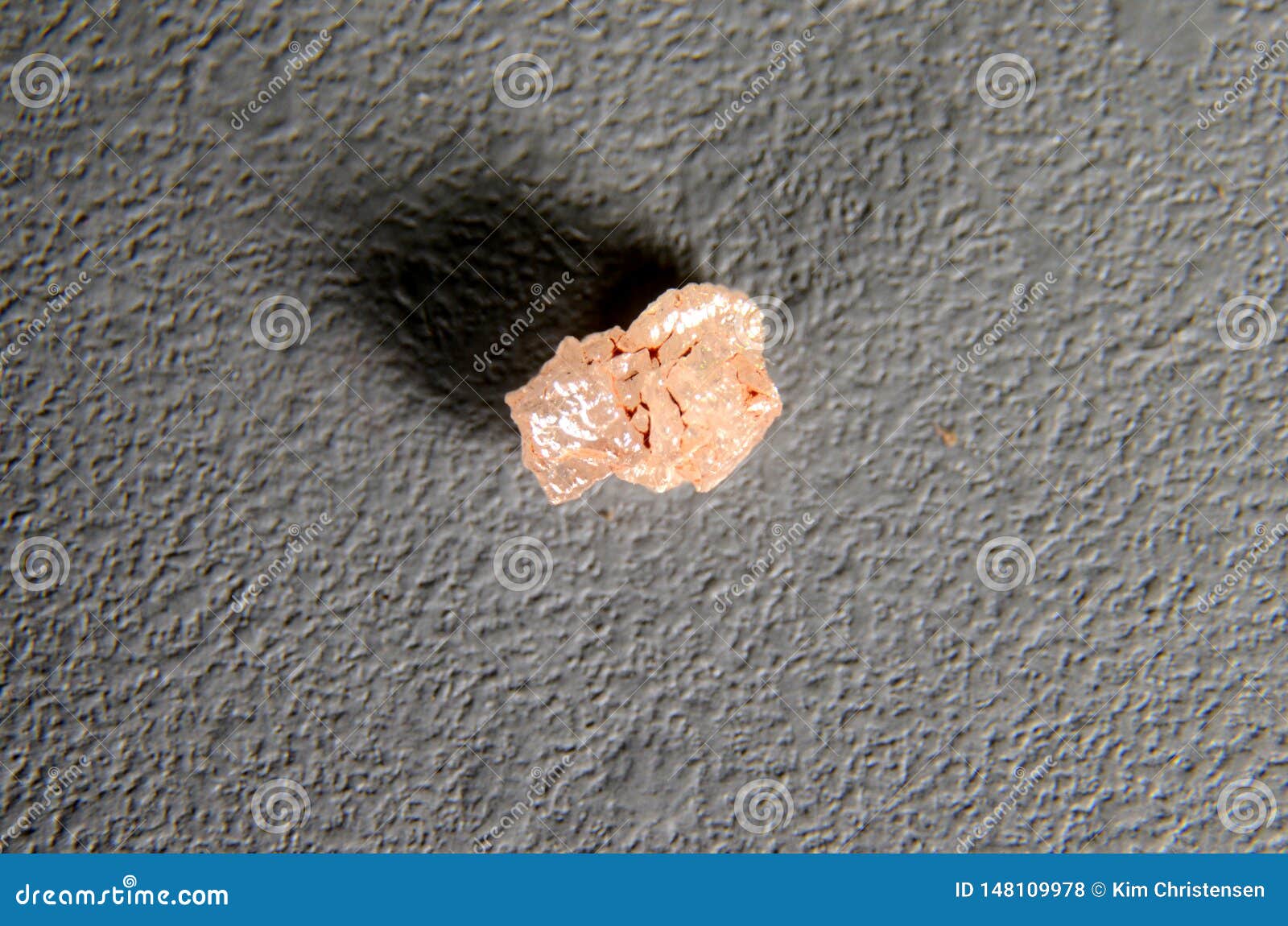 Microscopy of a Small Rough Diamond with Inclusions Stock Photo - Image ...