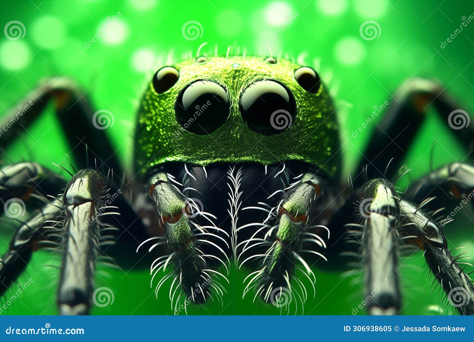 Microscopy of Spider, Electron Microscopy,500x Zoom, Generative AI ...