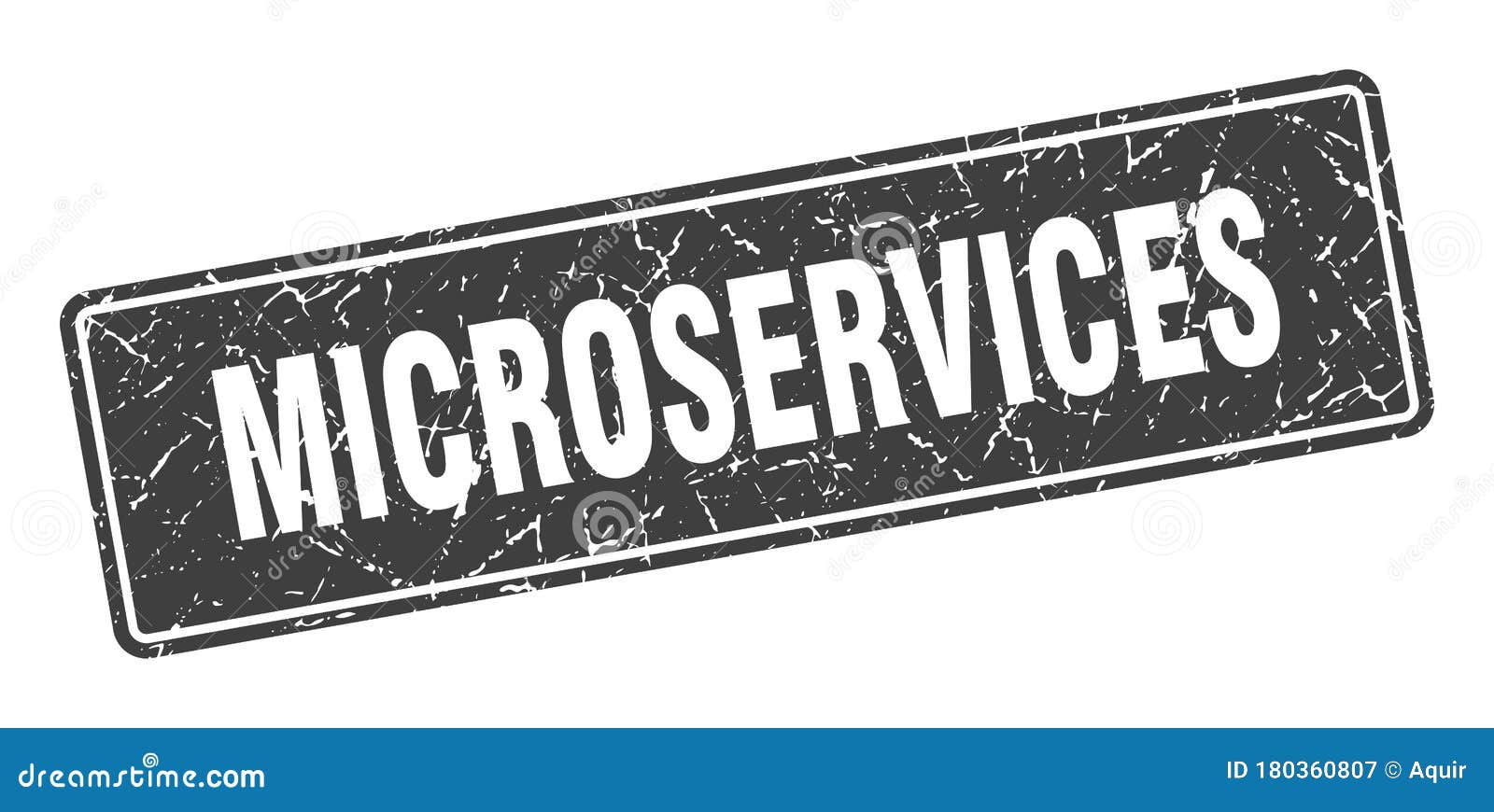 Microservices Sign. Microservices Grunge Stamp. Cartoon Vector ...