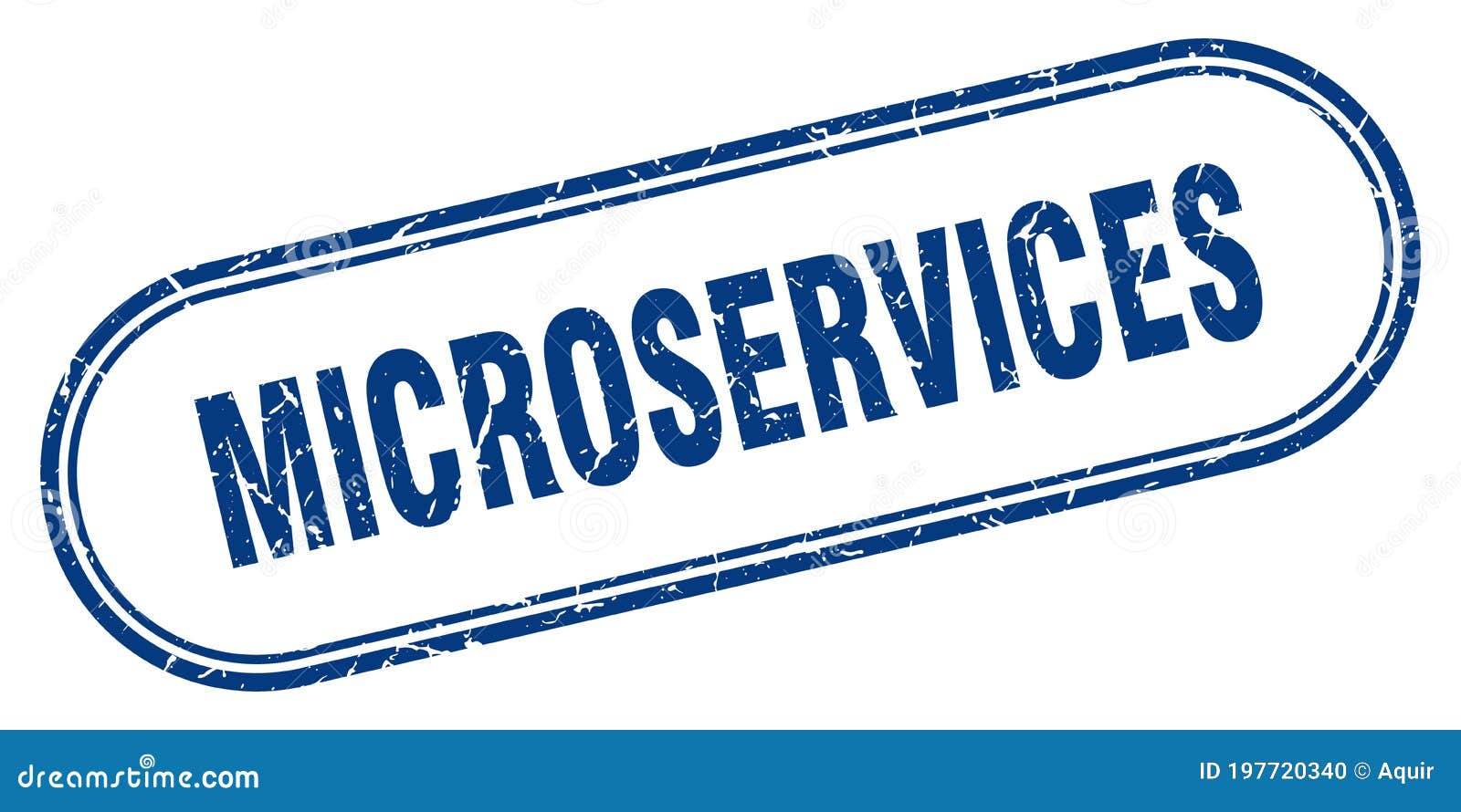 Microservices stamp stock vector. Illustration of square - 197720340