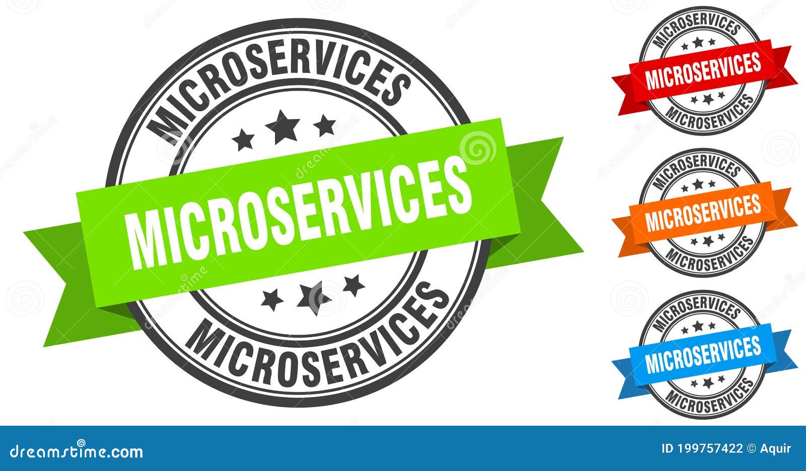 Microservices Stamp. Microservices Label On Transparent Background ...