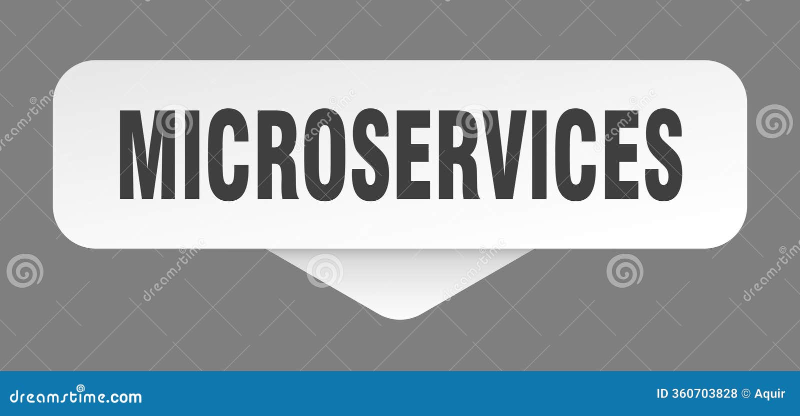 Microservices Sticker. Microservices Sign On Transparent Background ...