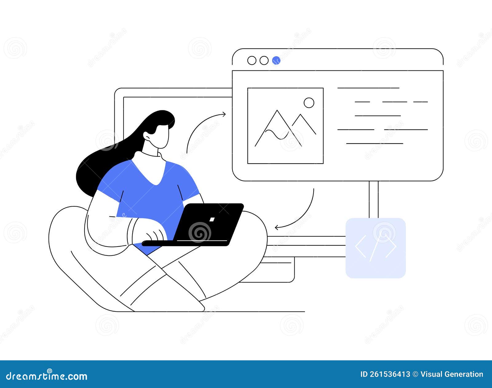 Microsites Abstract Concept Vector Illustration. Stock Vector ...