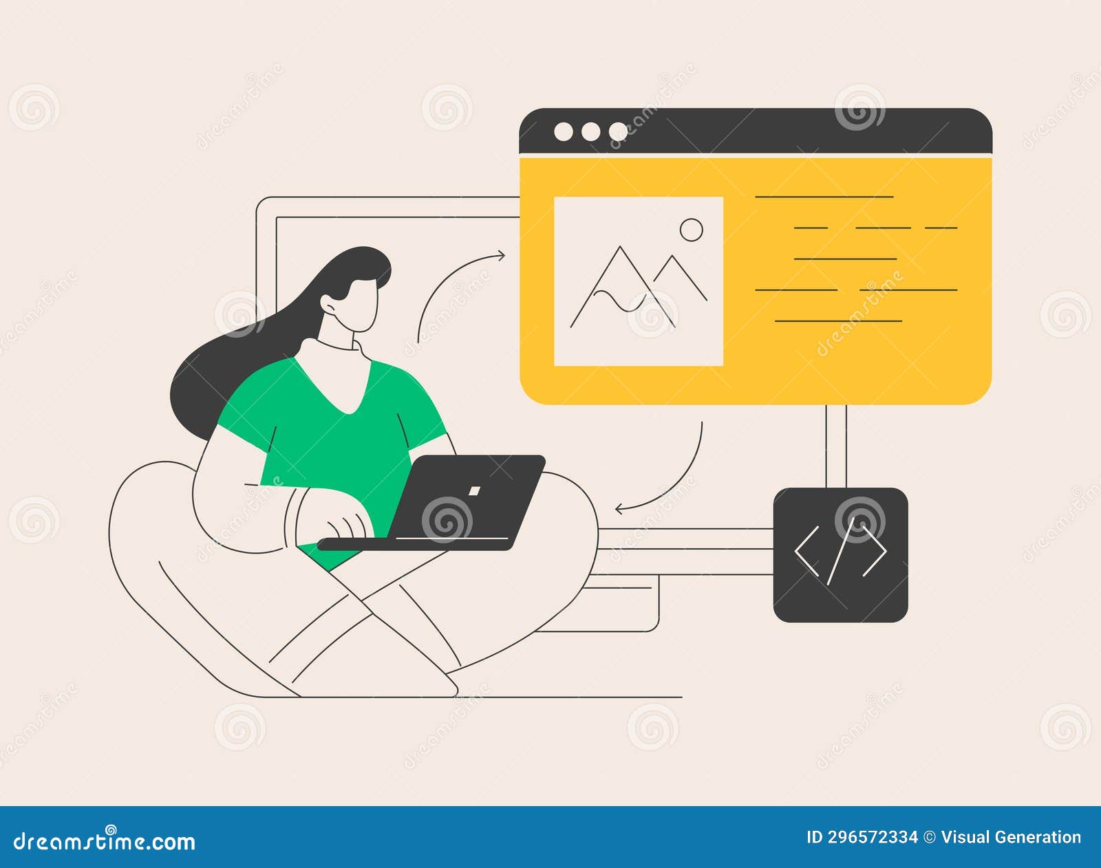 Microsites Abstract Concept Vector Illustration. Stock Vector ...