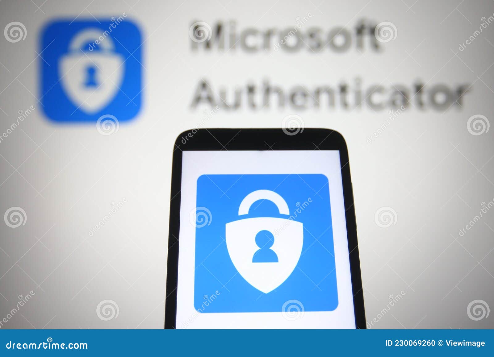 Microsoft Authenticator Application Icon On Apple IPhone X Smartphone ... Microsoft Authenticator Application Icon On Apple IPhone X Smartphone ...
