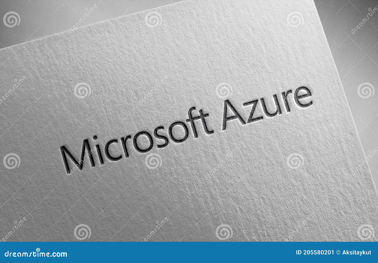 Microsoft-azure_1 On Paper Texture Editorial Image | CartoonDealer.com ...