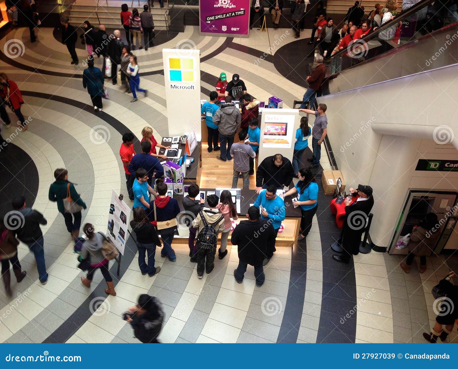 Microsoft booth editorial stock image. Image of toronto - 27927039
