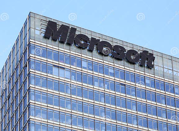 Microsoft budynek zdjęcie stock editorial. Obraz złożonej z chmura ...