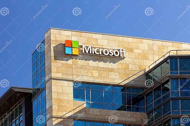 Microsoft Building editorial photography. Image of corporation - 37592232