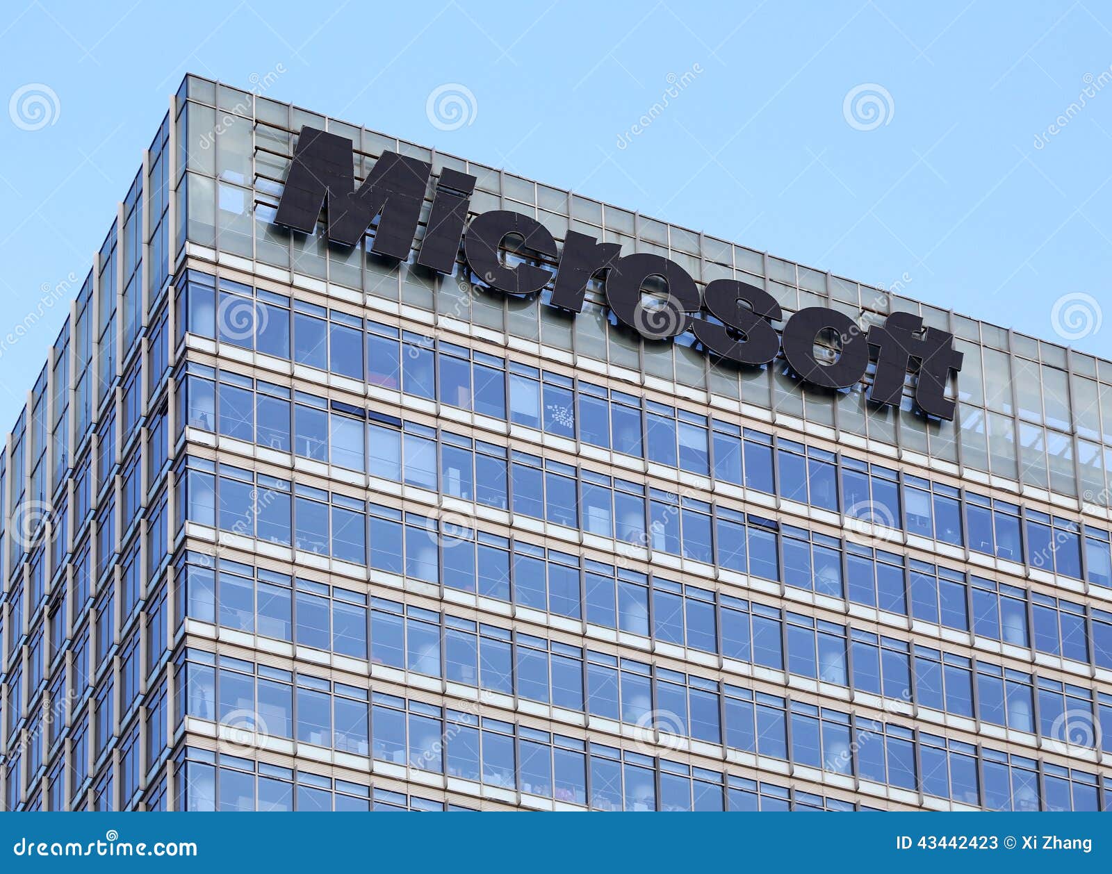 Microsoft Building editorial stock photo. Image of china - 43442423