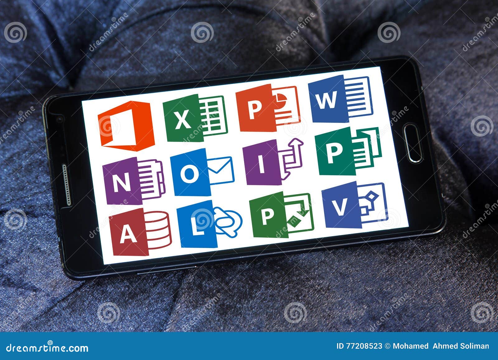 Microsoft-bureaupictogrammen En Emblemen Redactionele Stock Foto ...