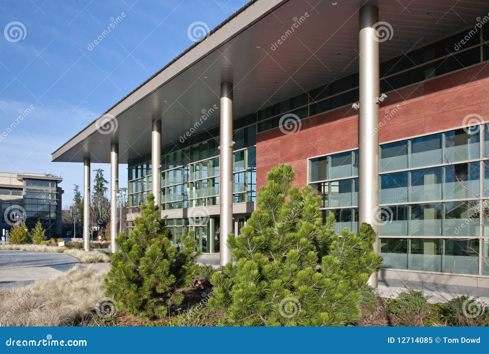 Microsoft Campus buildings stock image. Image of business - 12714085