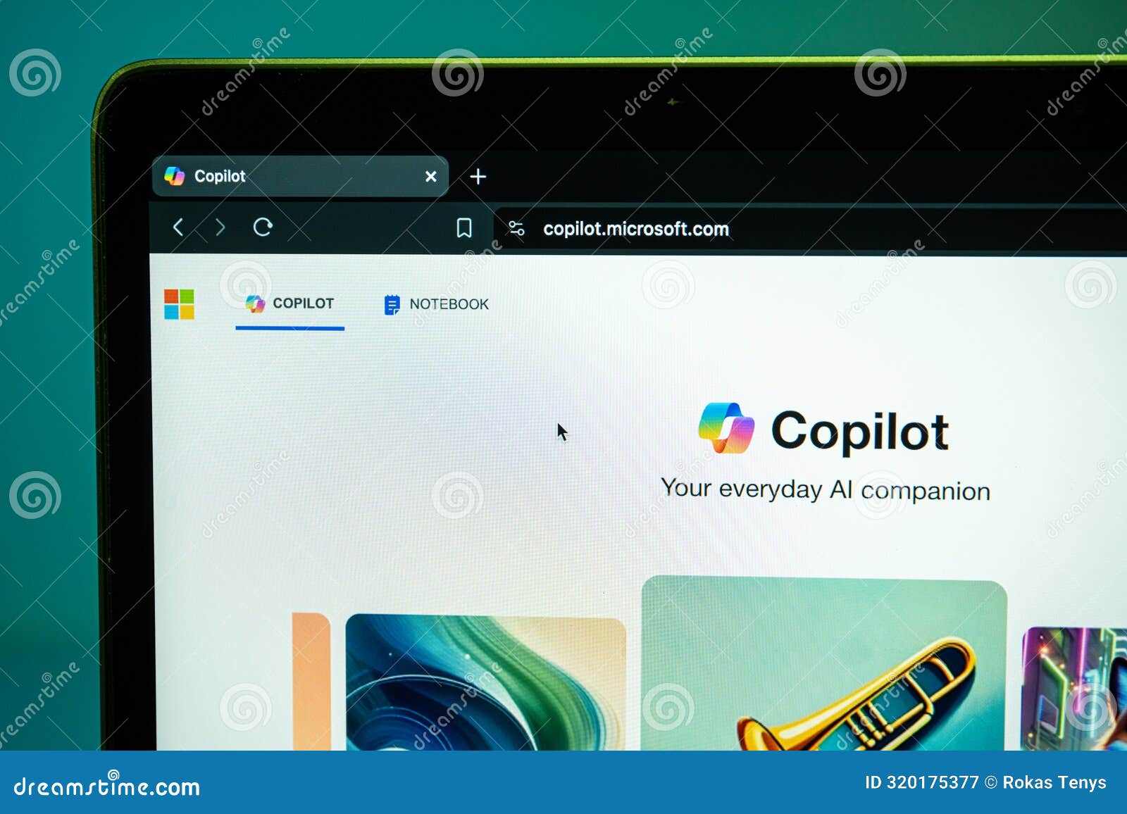 Microsoft Copilot Ai Chatbot on Laptop Screen Editorial Photography ...