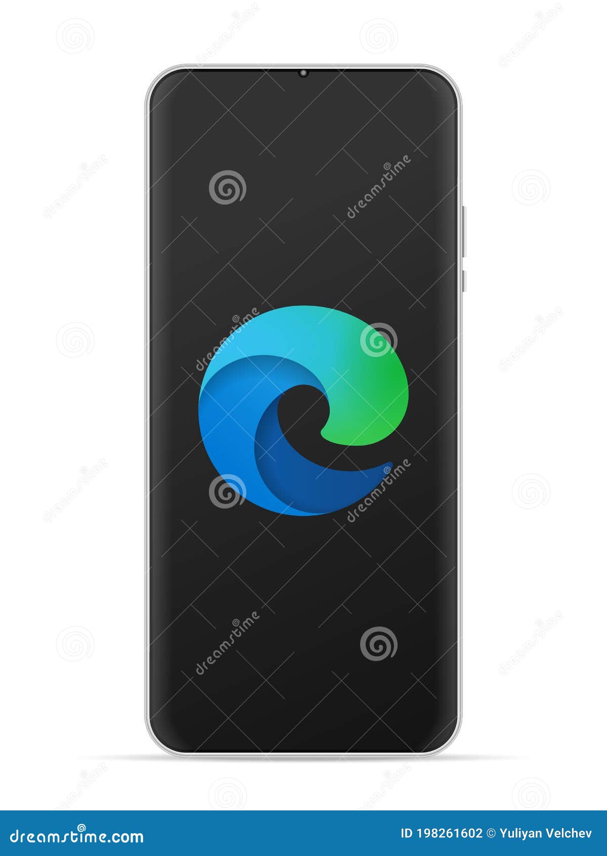Microsoft Edge Logo Icon on Smartphone Screen Editorial Photography ...