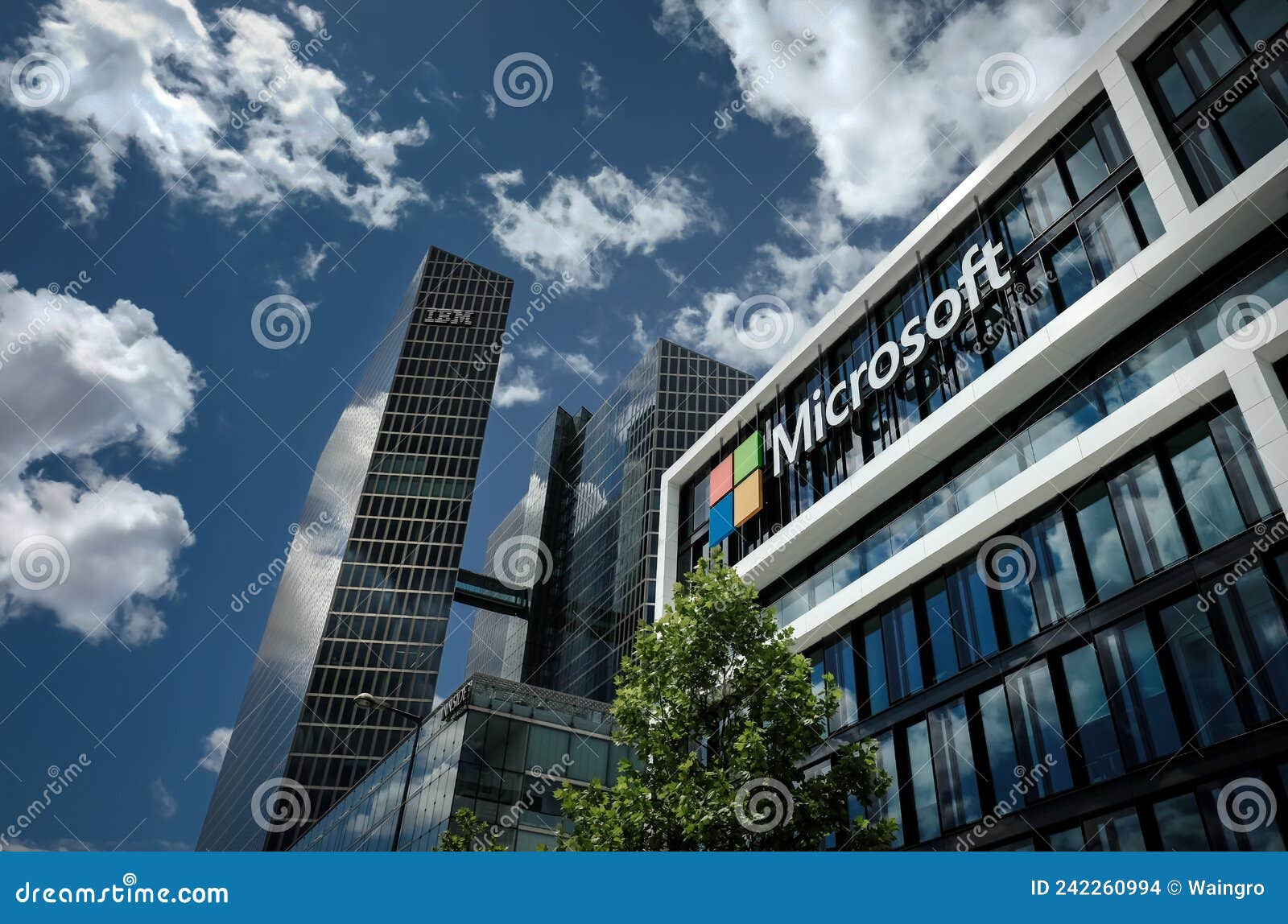 Microsoft Headquarter Building Editorial Stock Image - Image of germany ...