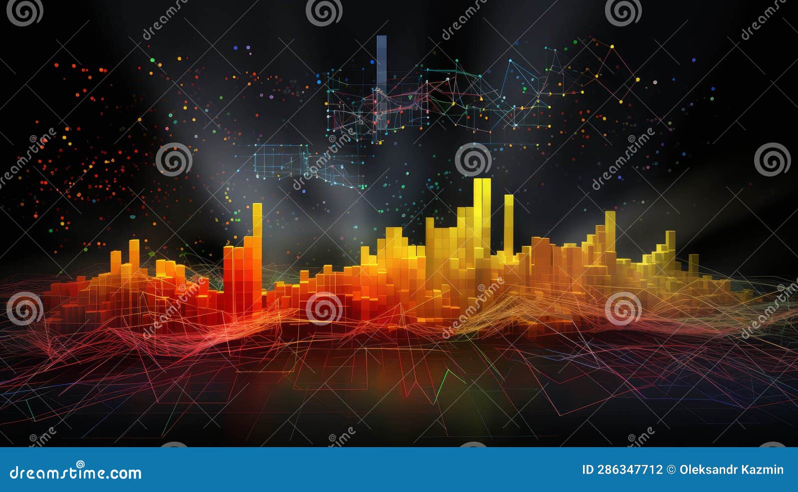 MIcrosoft Infographic Wallpaper Stock Illustration - Illustration of ...