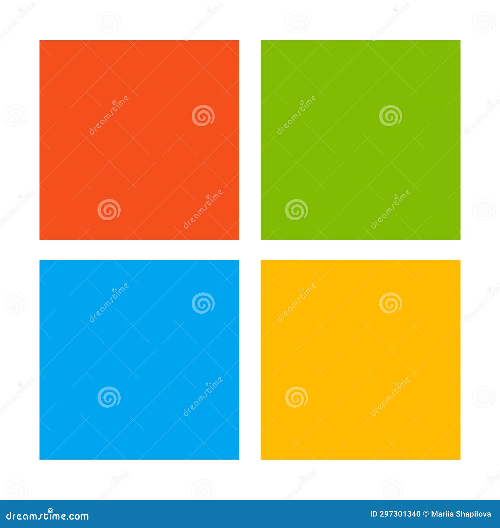 Microsoft Logo in Color Pallets Editorial Image - Illustration of ...
