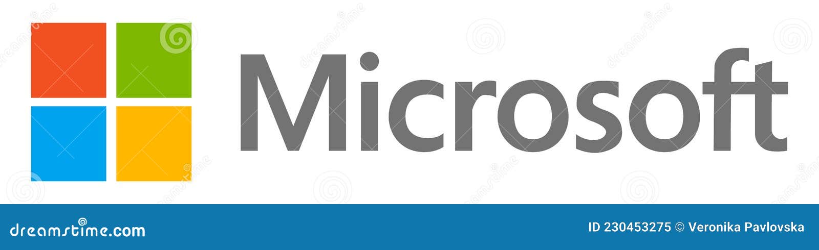Microsoft Logo. Vector Microsoft Logo on Isolated Background for Your ...