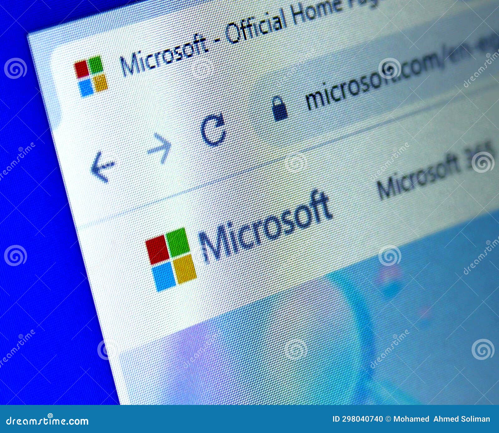 Microsoft logo editorial image. Image of editorial, screen - 298040740