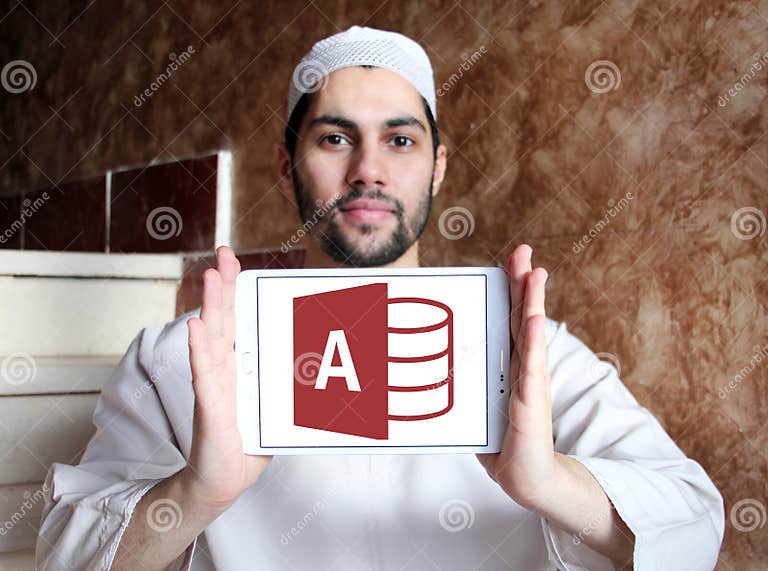 Microsoft Office Access Logo Editorial Photography - Image of icons ...