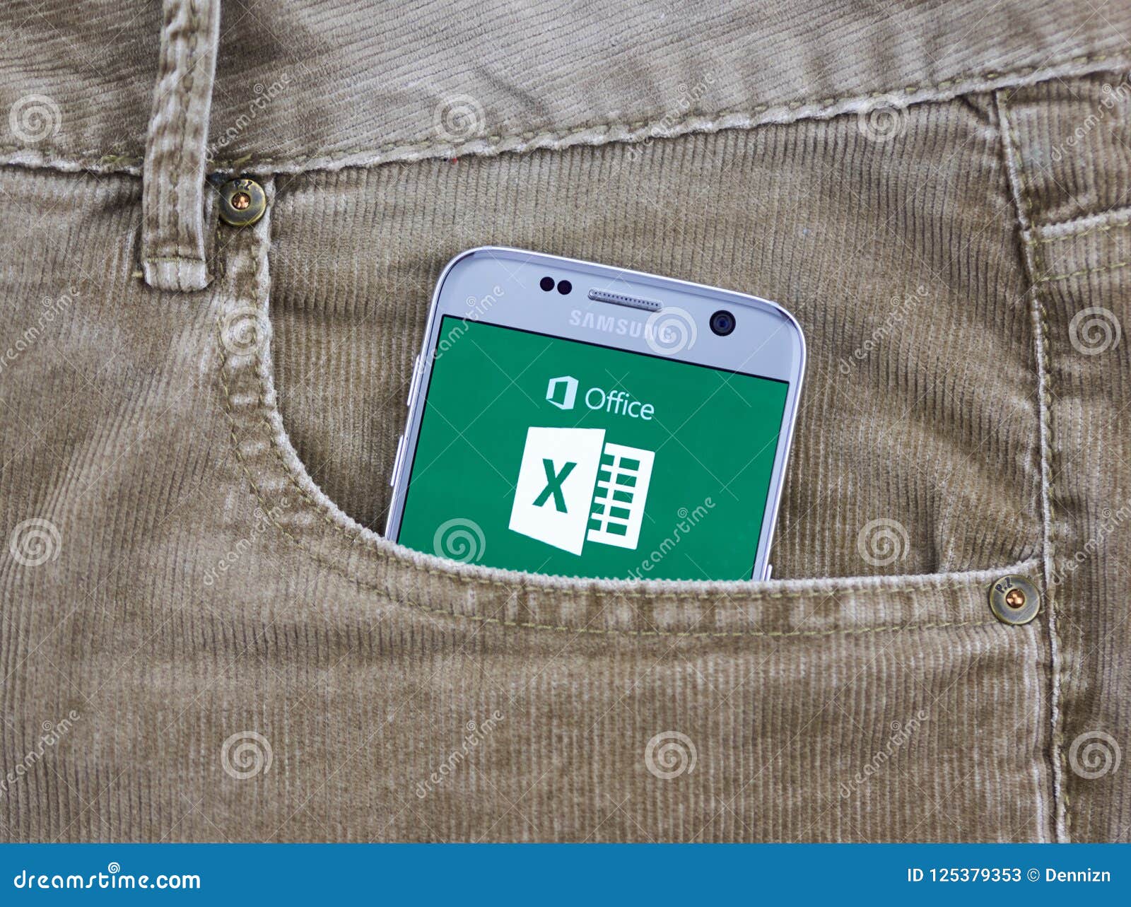 Microsoft Office Android Application Editorial Stock Photo - Image of ...