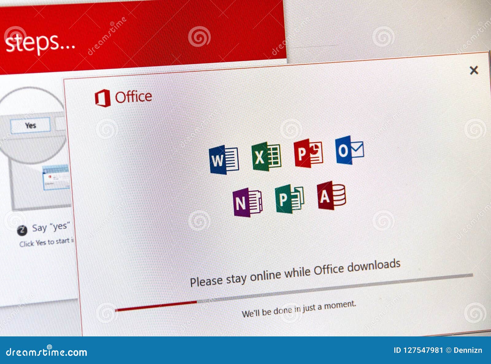 Microsoft Office 365 Installation Procees Editorial Photo - Image of ...