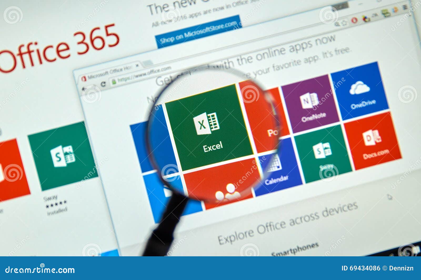 Microsoft Office 365 editorial photo. Image of products - 69434086